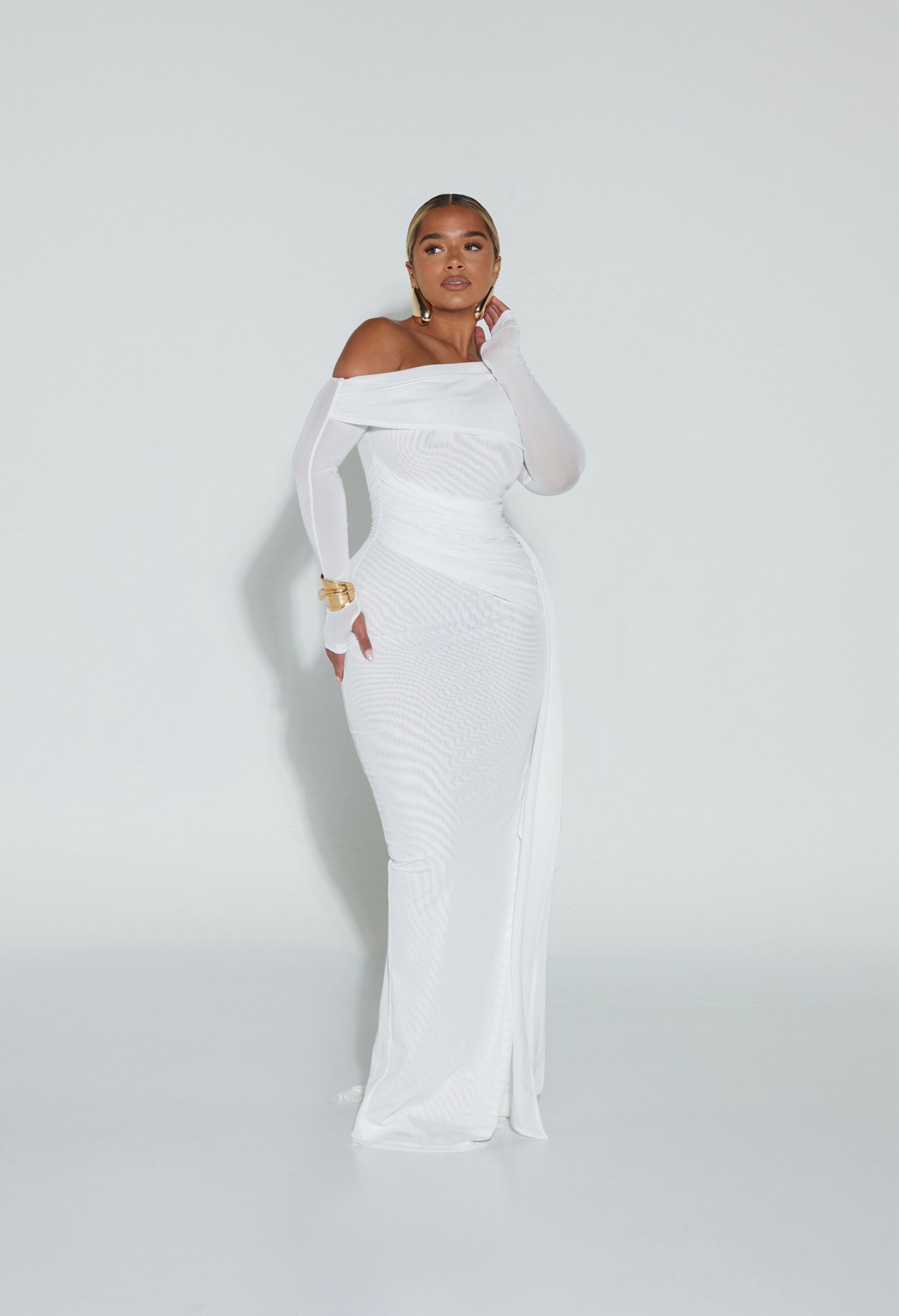 Verella Mesh Maxi - Yacht White – BBXBRAND