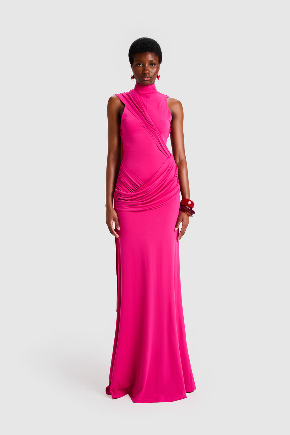 Saree Maxi - Dragonfruit – BBXBRAND